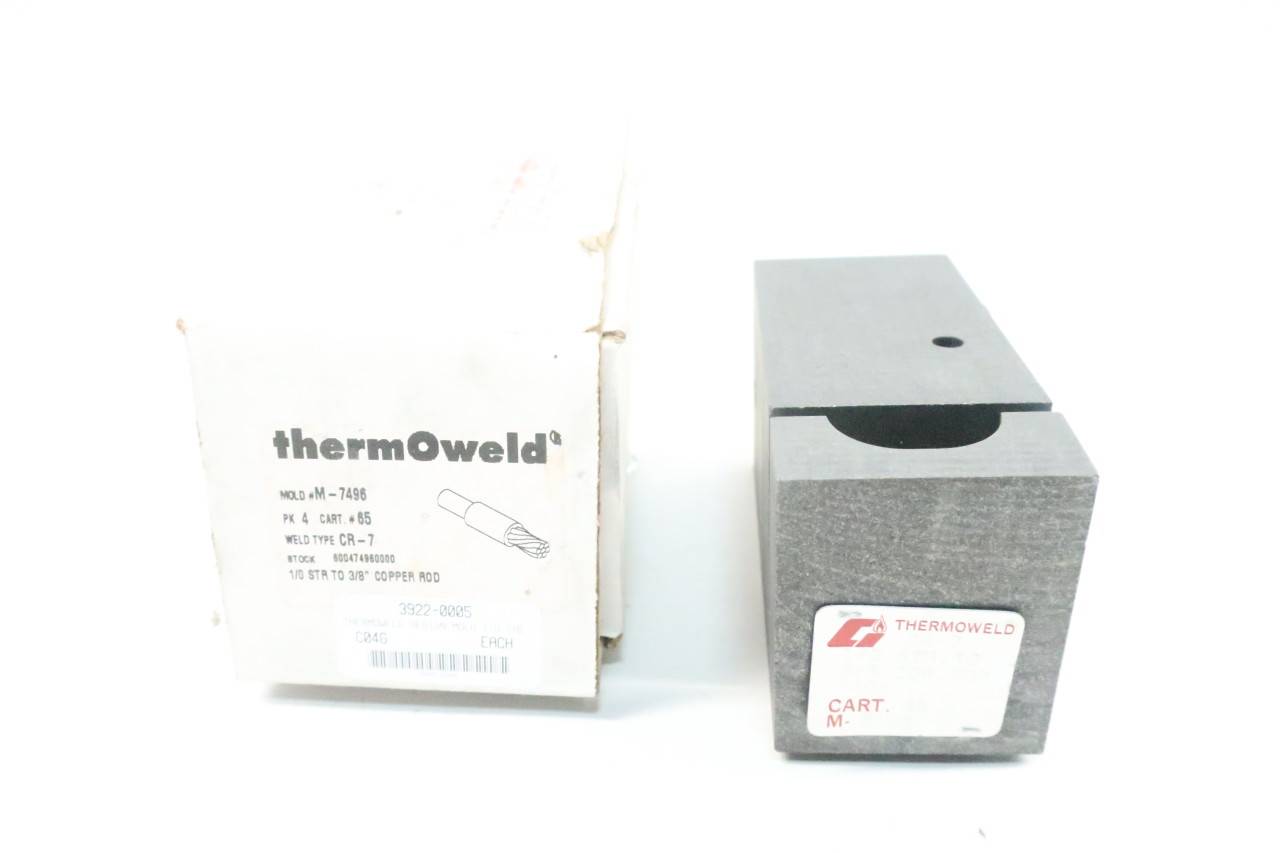 Thermoweld M-7496 CR-7 1/0 Str To 3/8in Copper Rod Mold