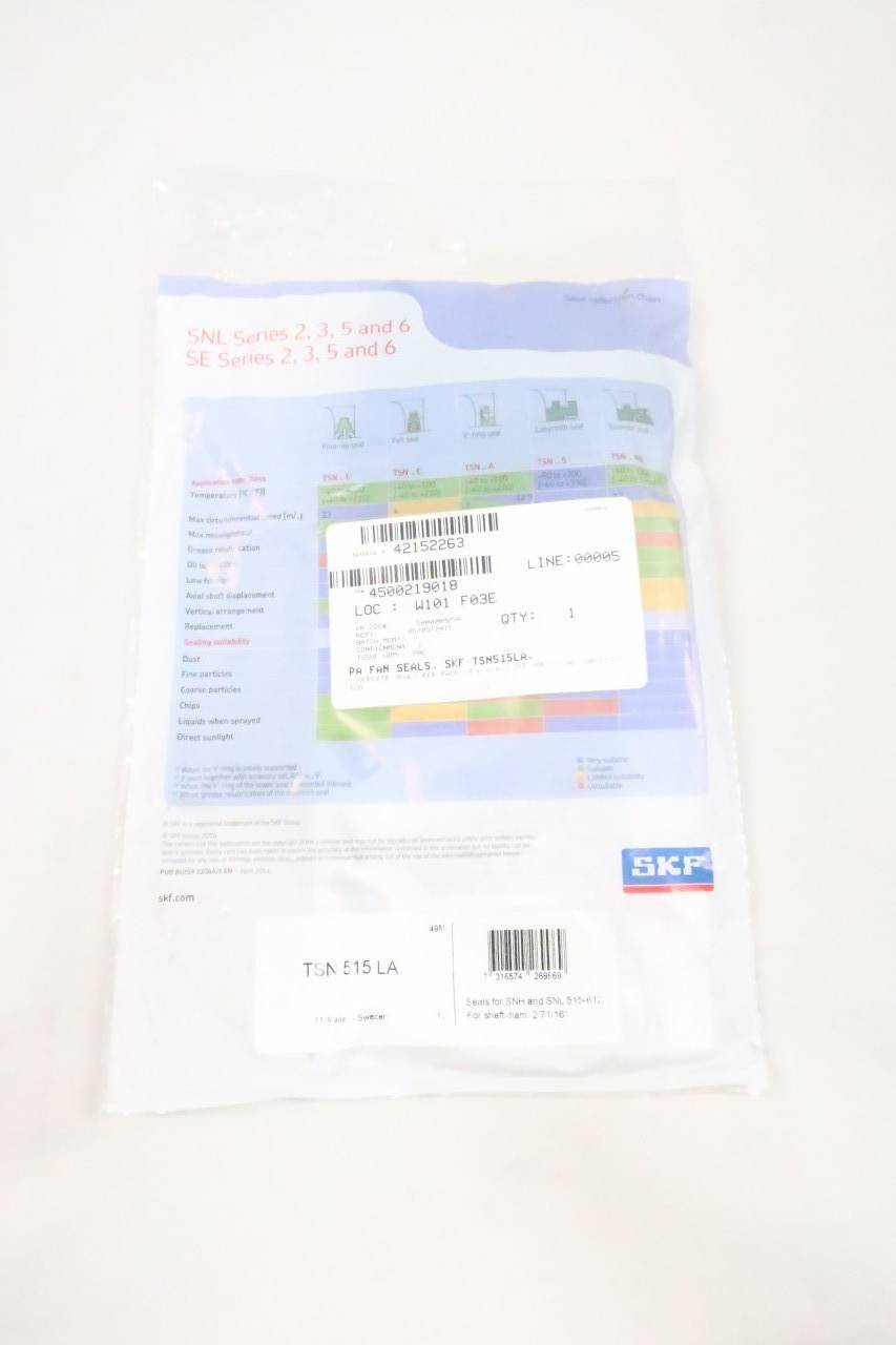 Skf TSN 515 LA Bearing Seal Kit