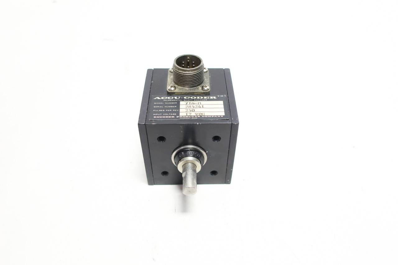 Accu-coder 716-0 250ppr 3/8in 12v-dc Rotary Encoder