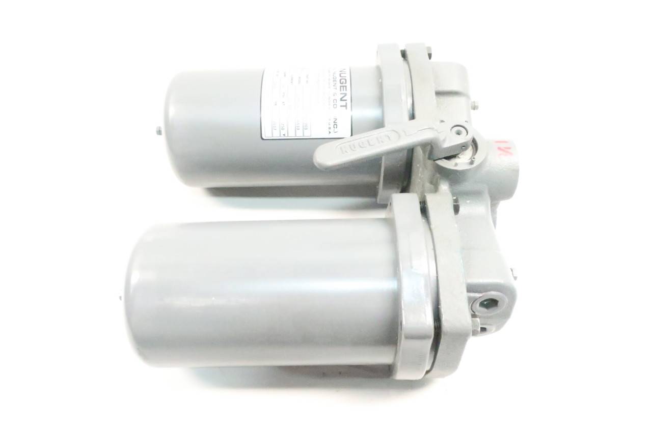 Nugent 1577-1RH-DN-RA10 Dual Oil Filter Housing 200psi 1in Npt