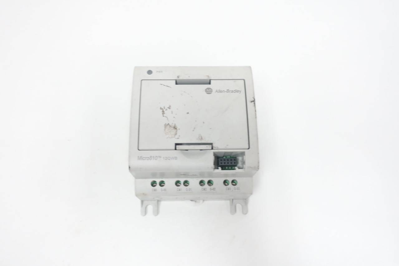 Allen Bradley 2080-LC10-12QWB Micro810 Controller Module Ser A