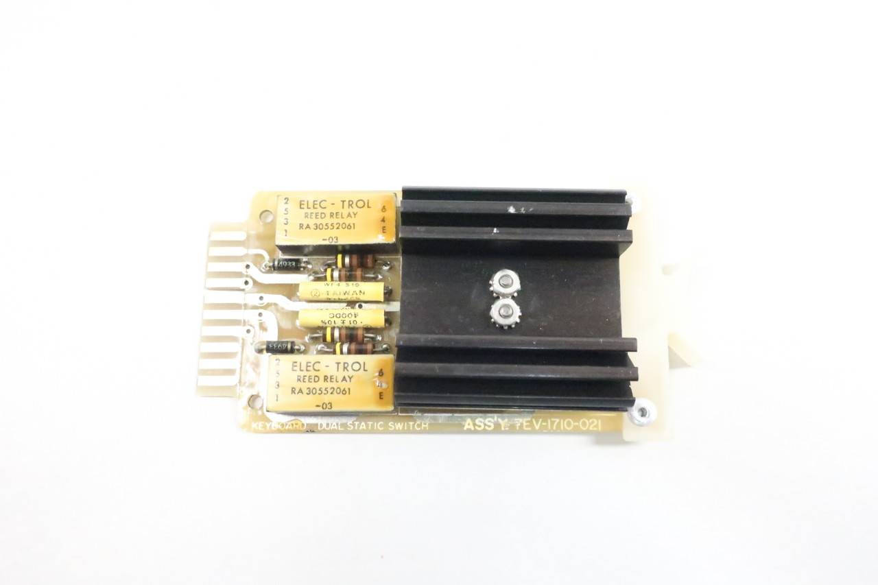 Hills Mccanna Ramcon 7EV-1710-021 Keyboard Dual Static Switch Board D634828