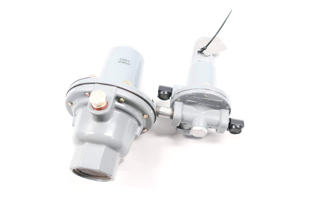 Fisher 289P-13 6358-B Pilot Operated Relief Valve 10-18psi