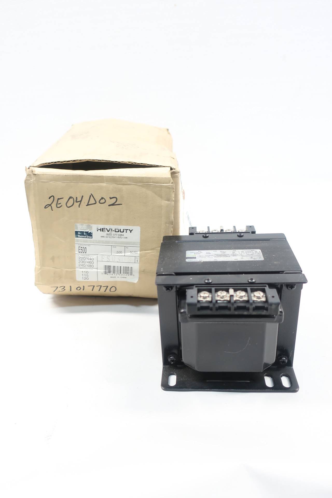 Sola E500 Voltage Transformer 0.5kva 240/480v-ac 120v-ac