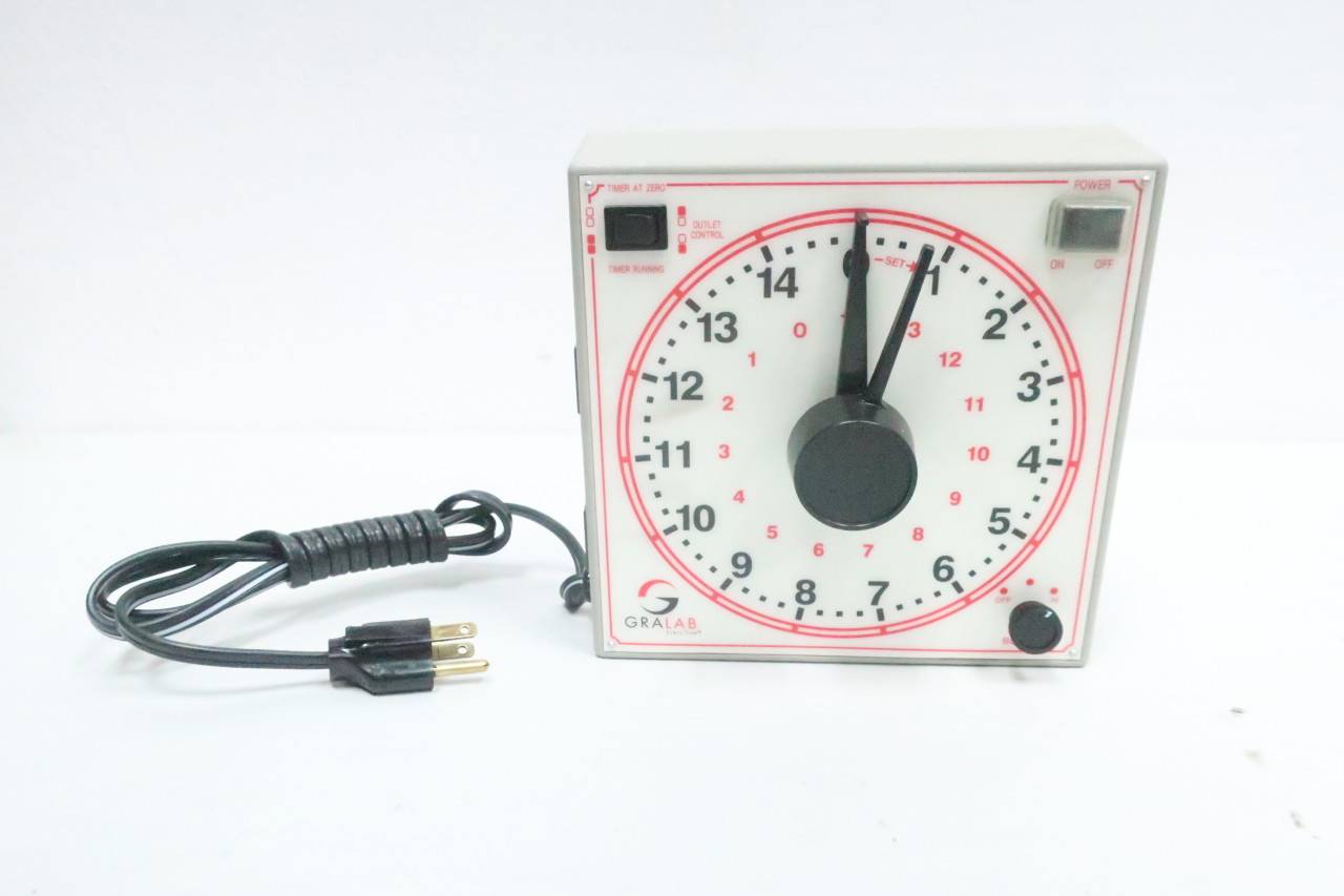Gralab 172 15-minute Precision Timer 120v-ac