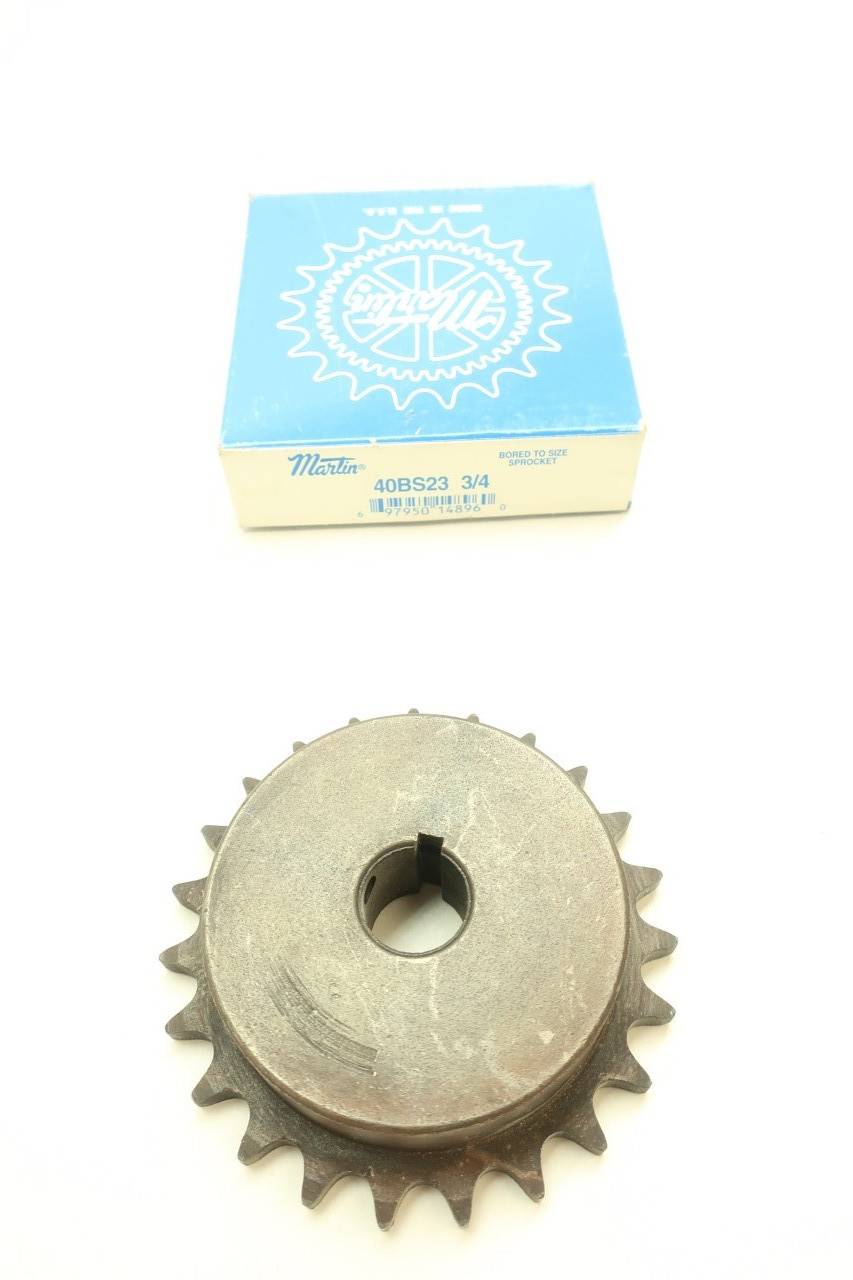 Martin 40BS23 3/4 Single Roller Chain Sprocket 3/4in 23t 1/2in