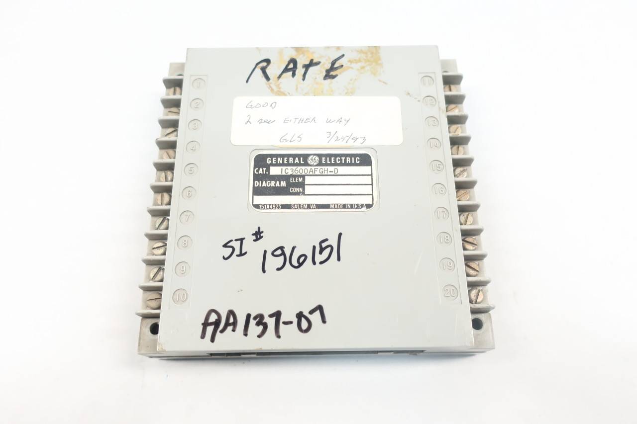 General Electric Ge 3600AFGH-D Pcb Circuit Board