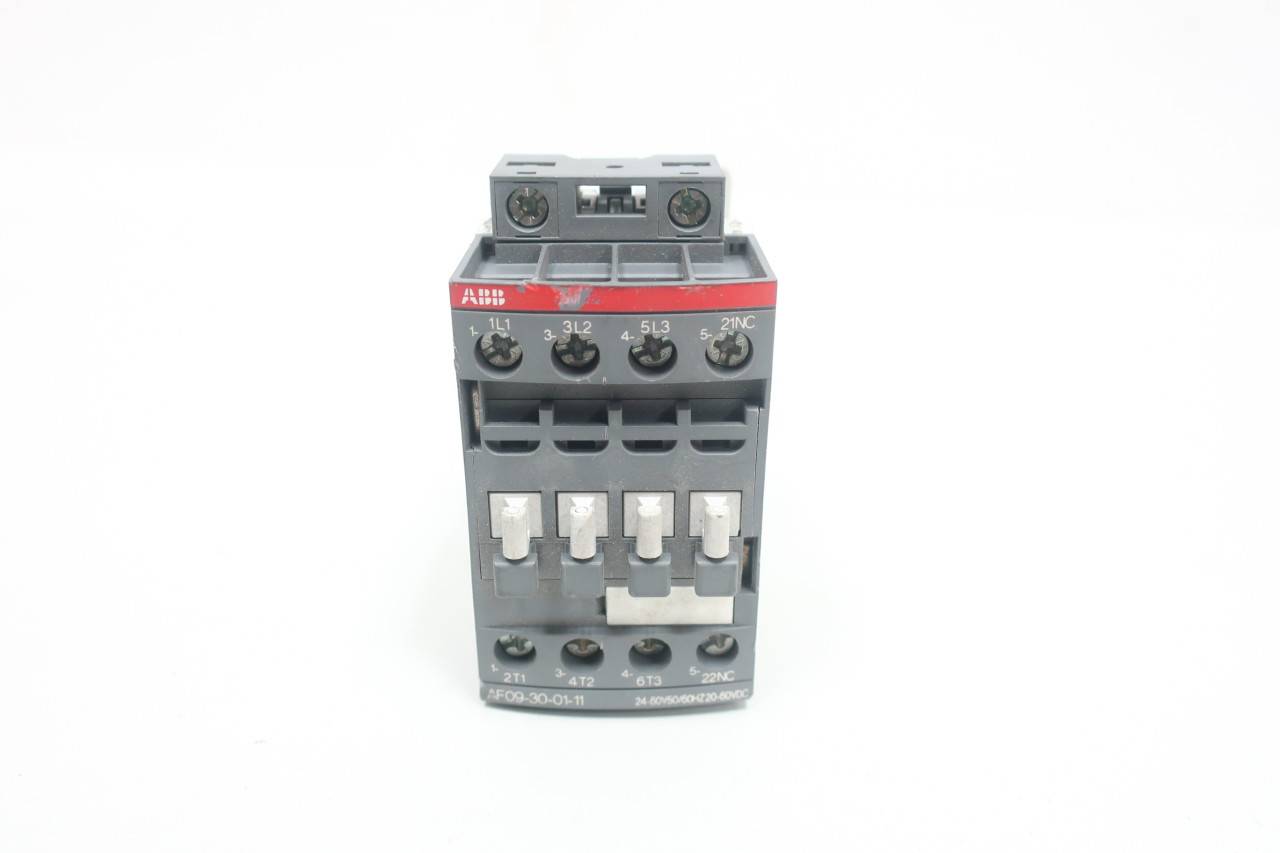 Abb AF09-30-01-11 Ac Contactor 24v-ac 25a Amp 5hp
