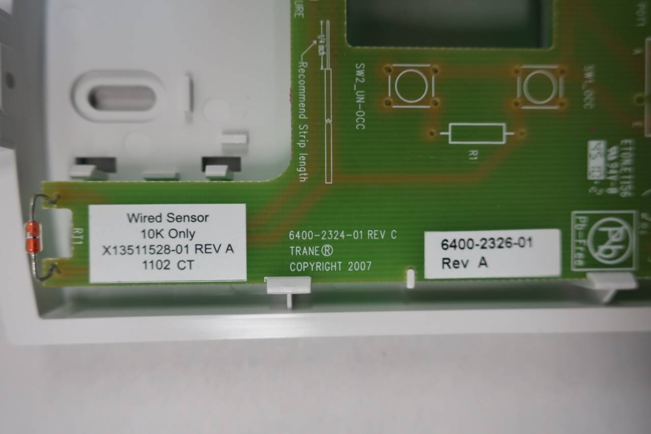 Business & Industrial Trane Service First Rev A X13511527-01 Wired Zone ...