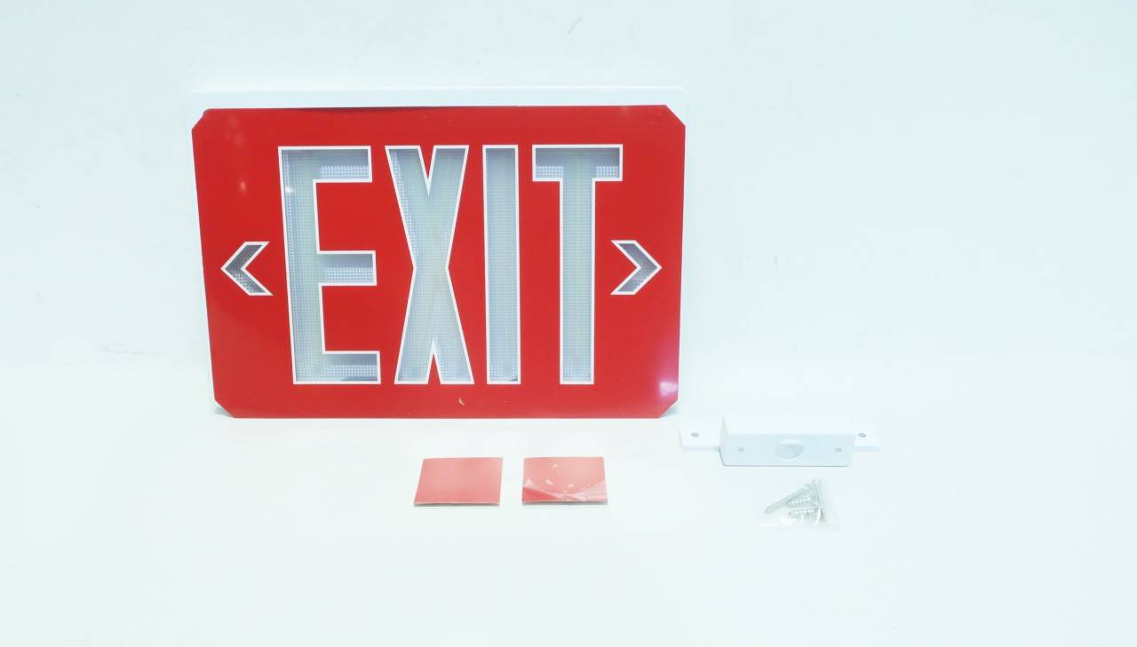 Srb Technologies SLS-10-1-WH Red Exit Sign