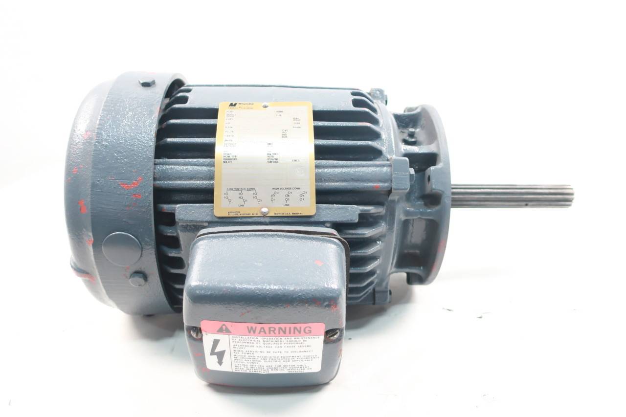 Magnetek 6-964811-41 Ac Motor 145tcz 3ph 2hp 1720rpm 230/460v-ac