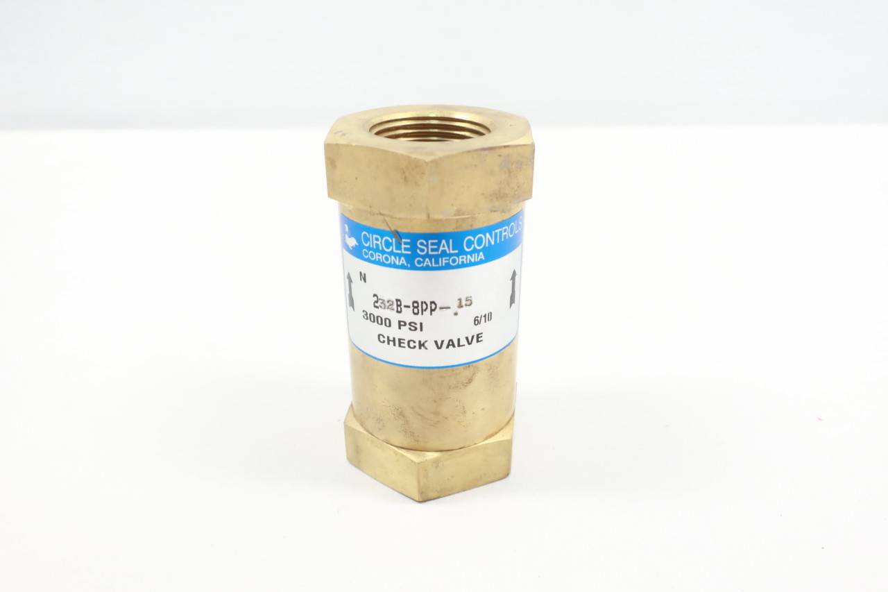 Circle Seal Check Valve 1/2 Inch Female NPT To PSIG, 58% OFF