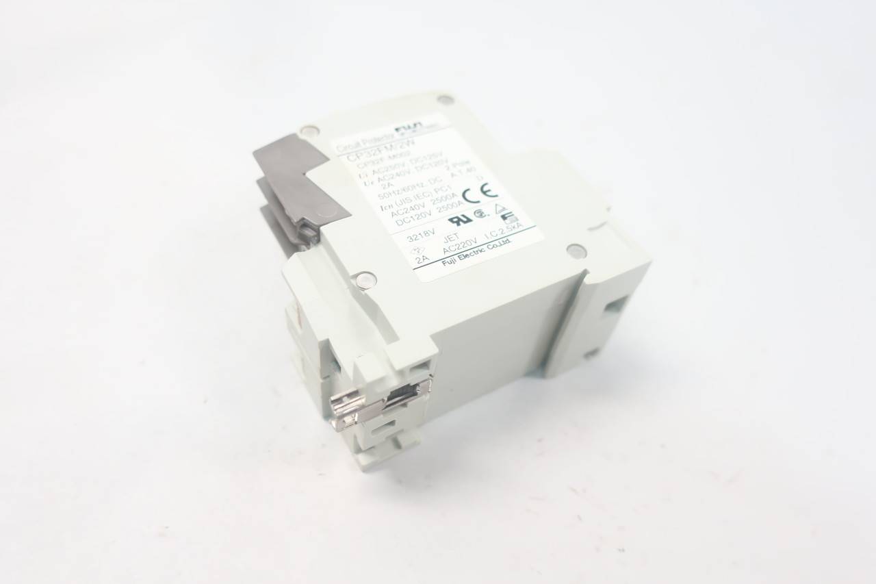 FUJI CP32FM/1W 2P 1A AMP 240V-AC MINIATURE CIRCUIT BREAKER, 58% OFF