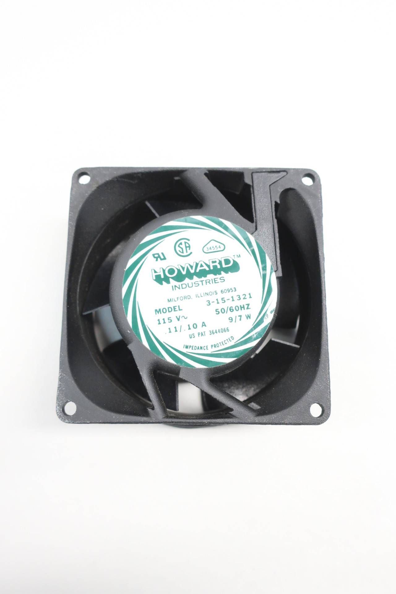 Howard 3-15-1321 Fan 9/7w 115v-ac