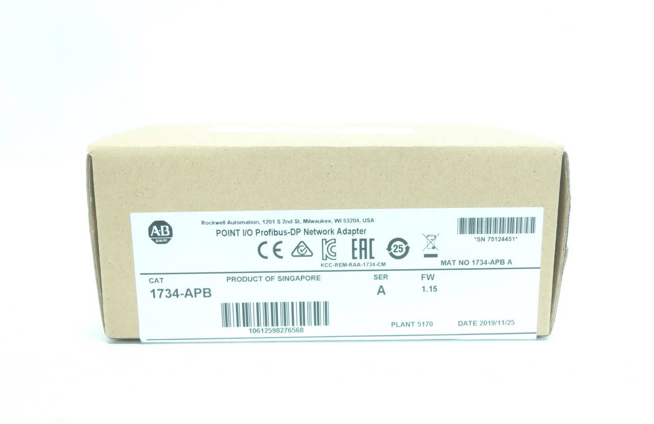 Allen Bradley 1734-APB Point I/o Ser A Network Adapter Module
