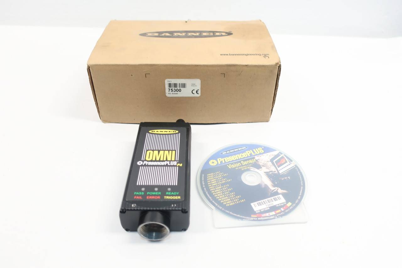 Banner 75300 P4OI Presenceplus P4 Omni In-line Vision Sensor