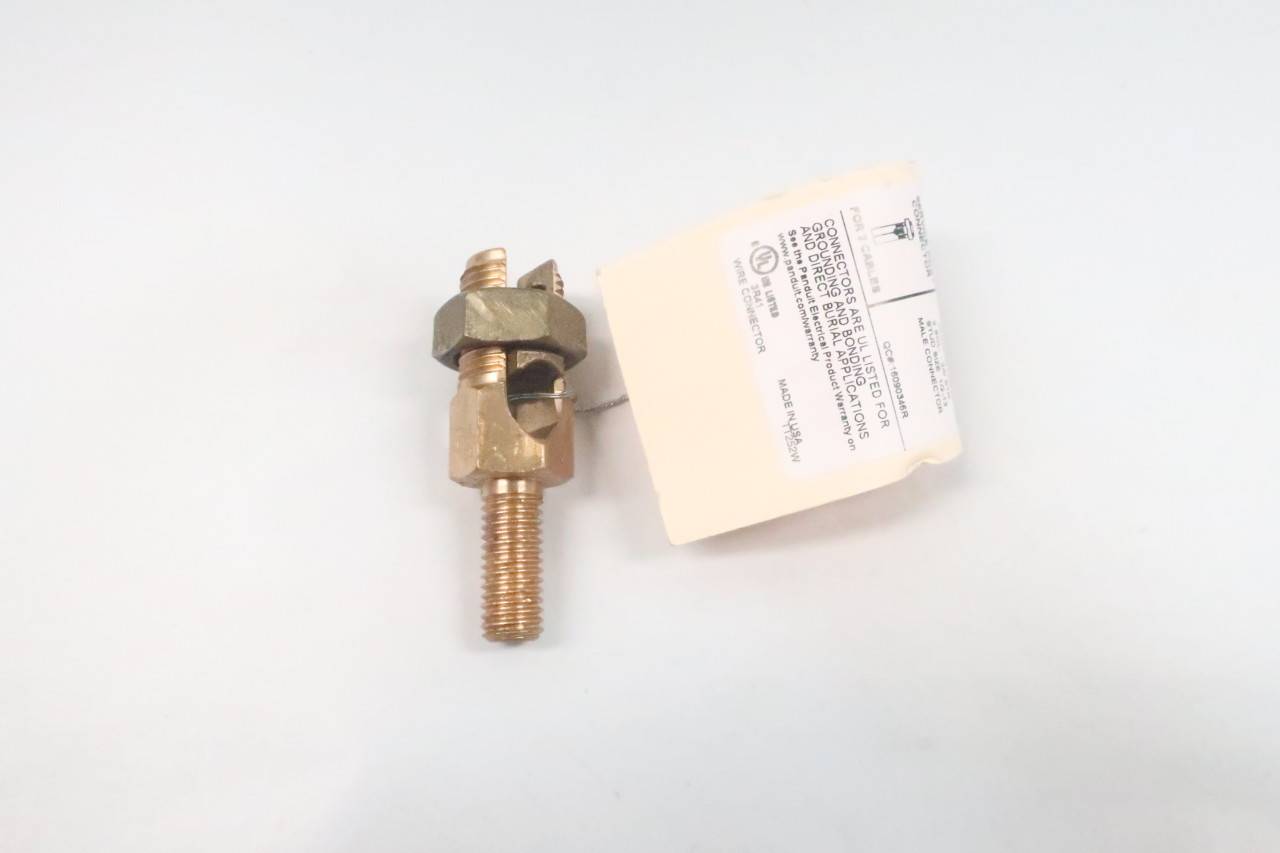 Panduit SP2-2/0L-Q Bronze Service Post Connector