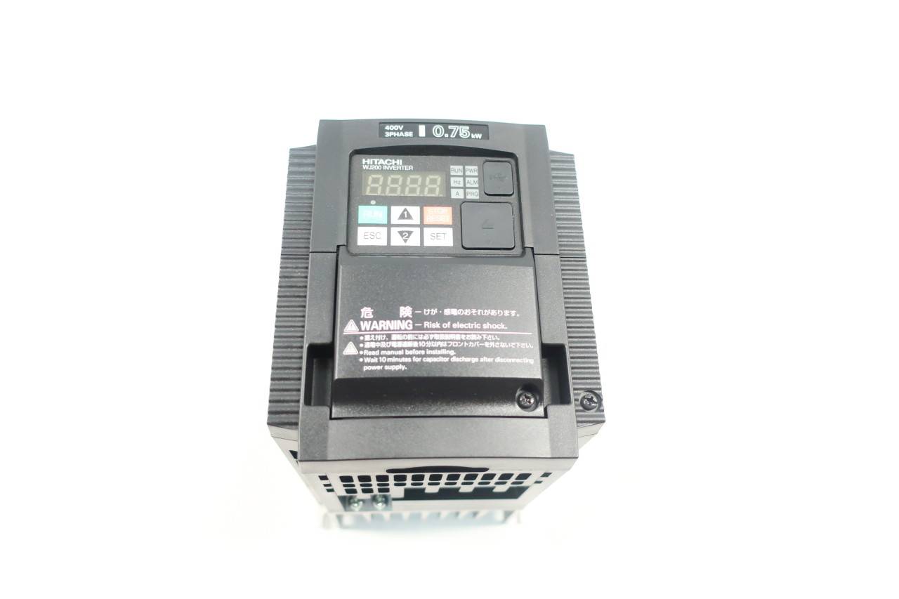 Hitachi WJ200-007HF Inverter 380-480v-ac 0.1-400hz 380-480v-ac 0.75kw