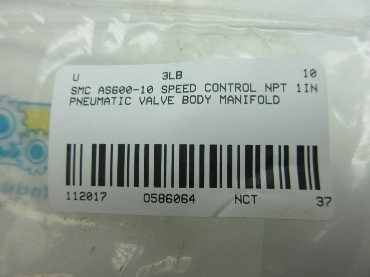 Smc AS600-10 Speed Controller Valve 1in Npt, 47% OFF