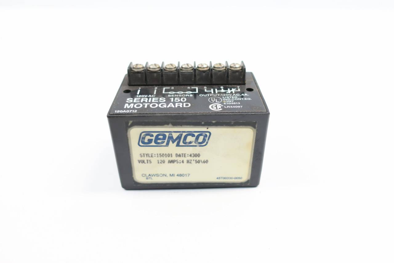 Gemco 150101 Series 150 Over Temperature Protection Control 120v-ac 4a