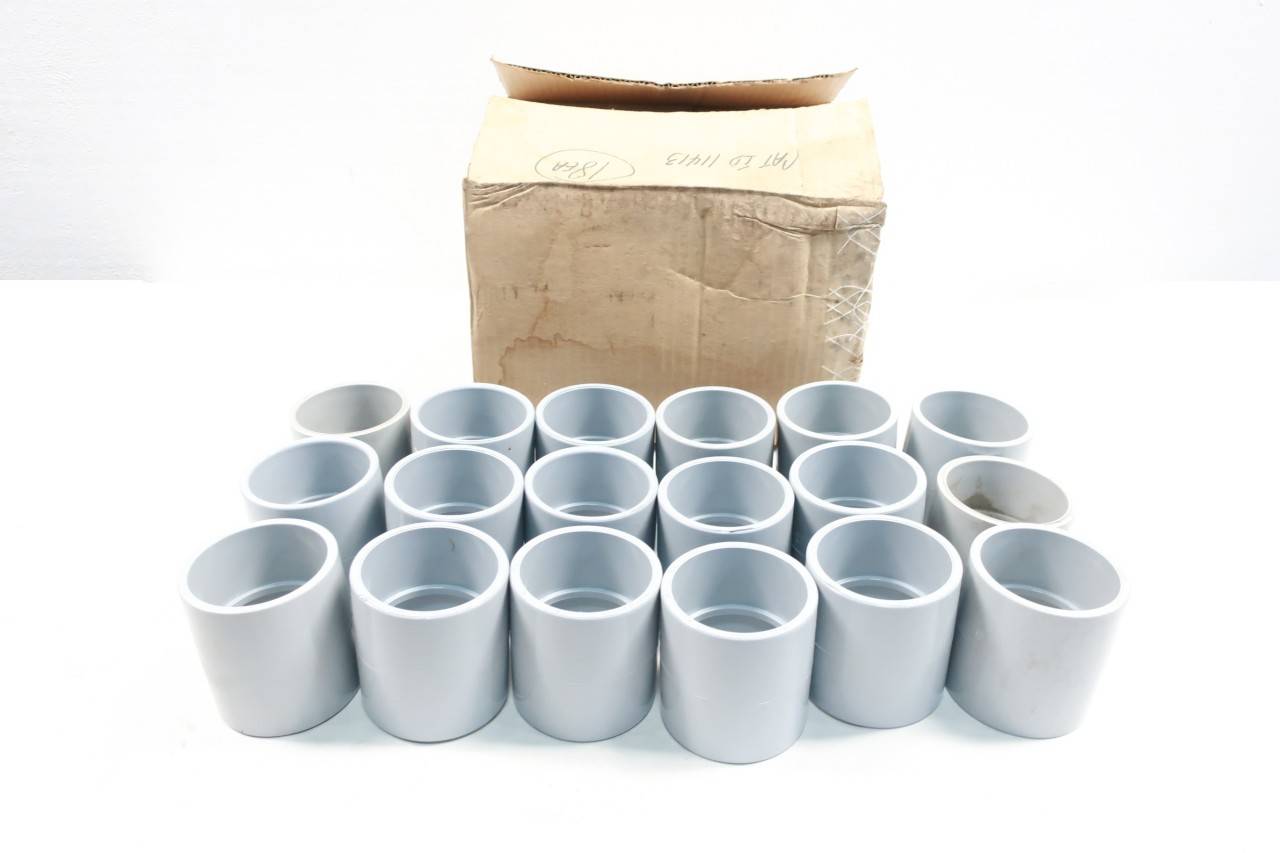 Box Of 18 Scepter EC-40 Pvc Coupling 2-1/2in