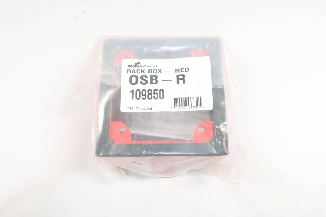 Cooper OSB-R 109850 Wheelock Red Back Box