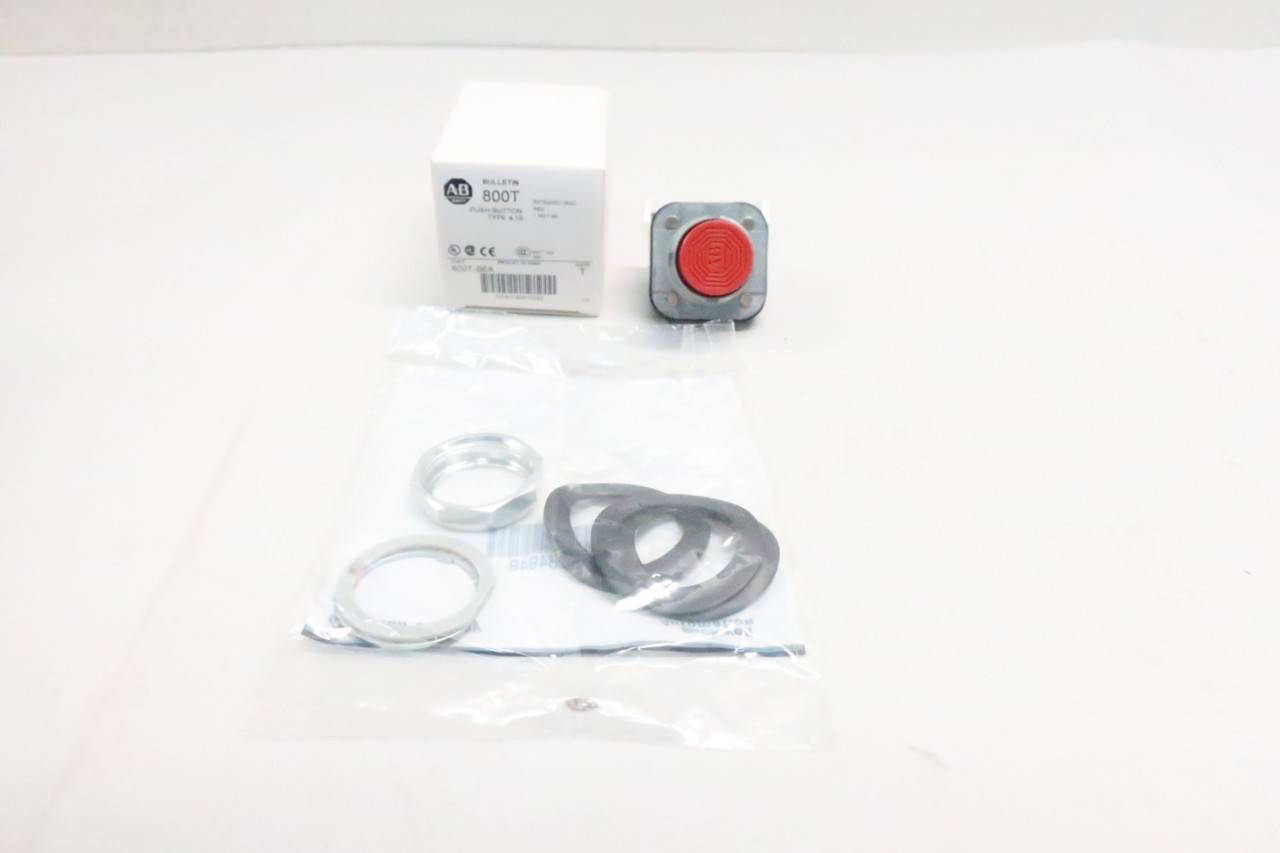Allen Bradley 800T-B6A Red Pushbutton