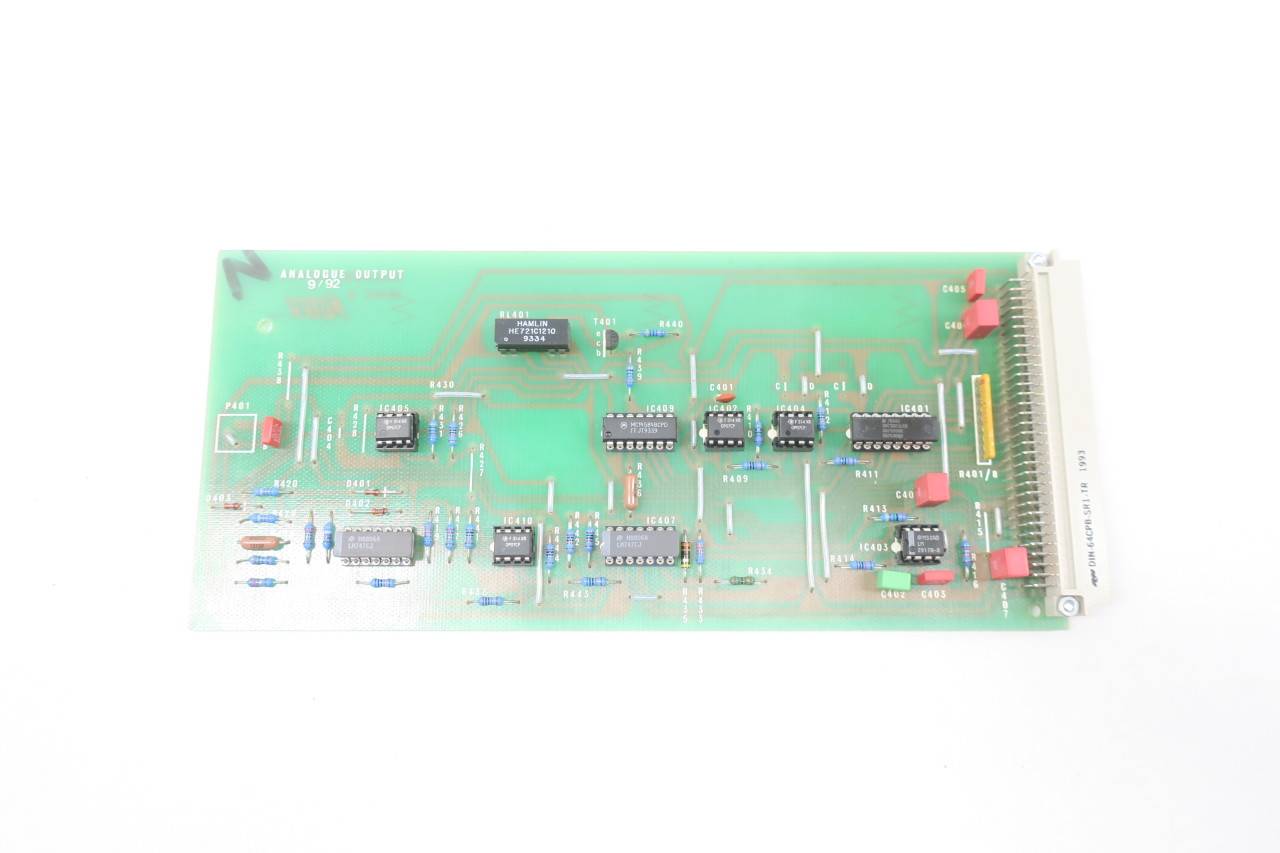 Nutek 9/92 Analog Analogue Output Pcb Circuit Board D594494