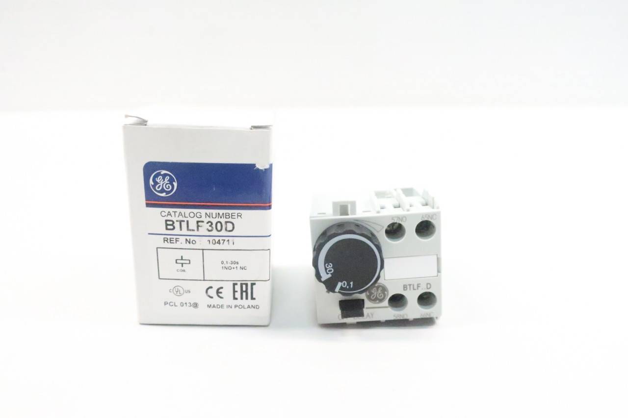 General Electric Ge BTLF30D Pneumatic Timer Relay