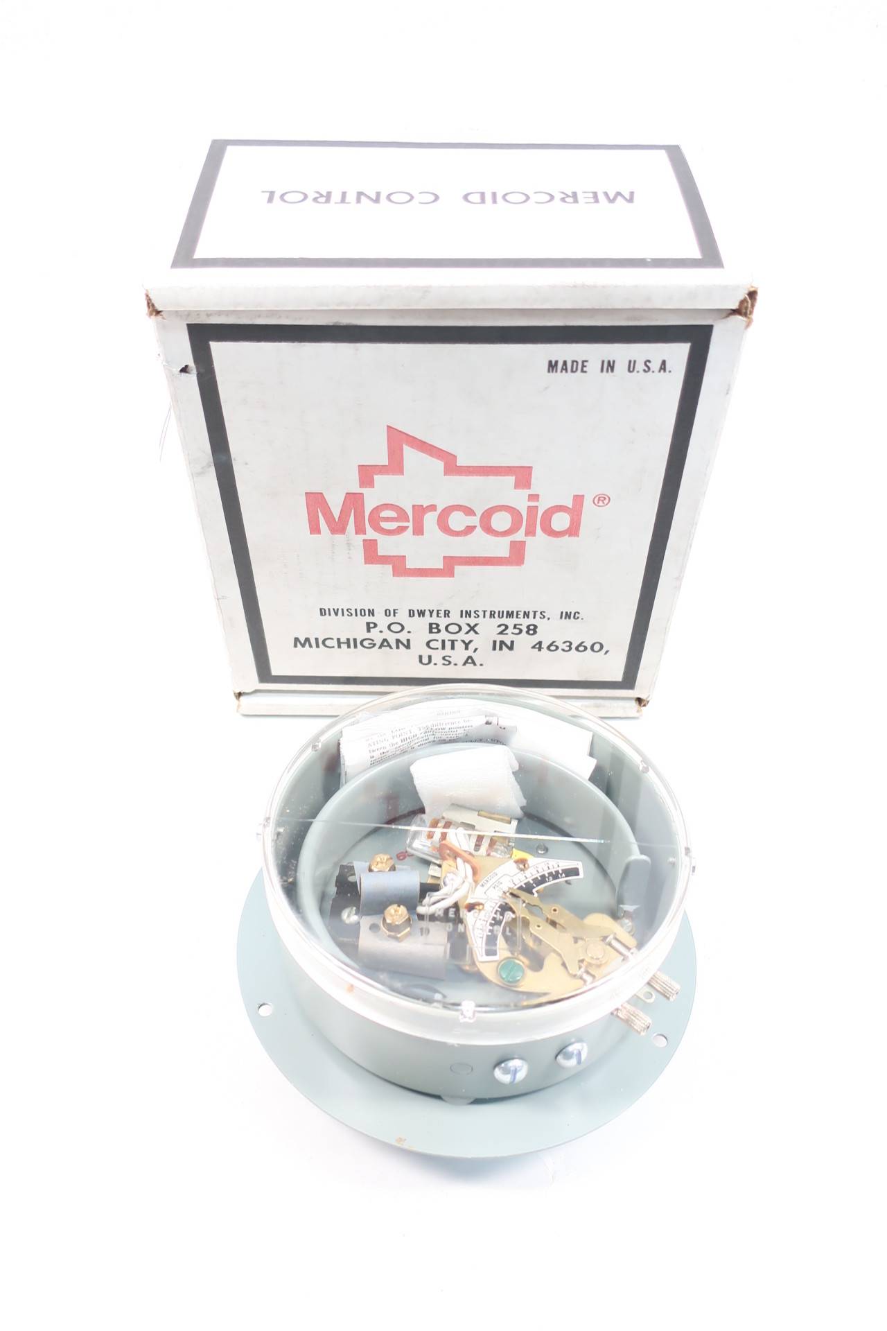Mercoid DA 34-2-3A Pressure Switch 0-20psi 120/240v-ac