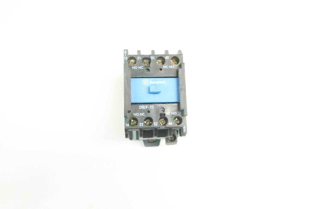 Westinghouse DSL9-22A Control Relay 120v-ac