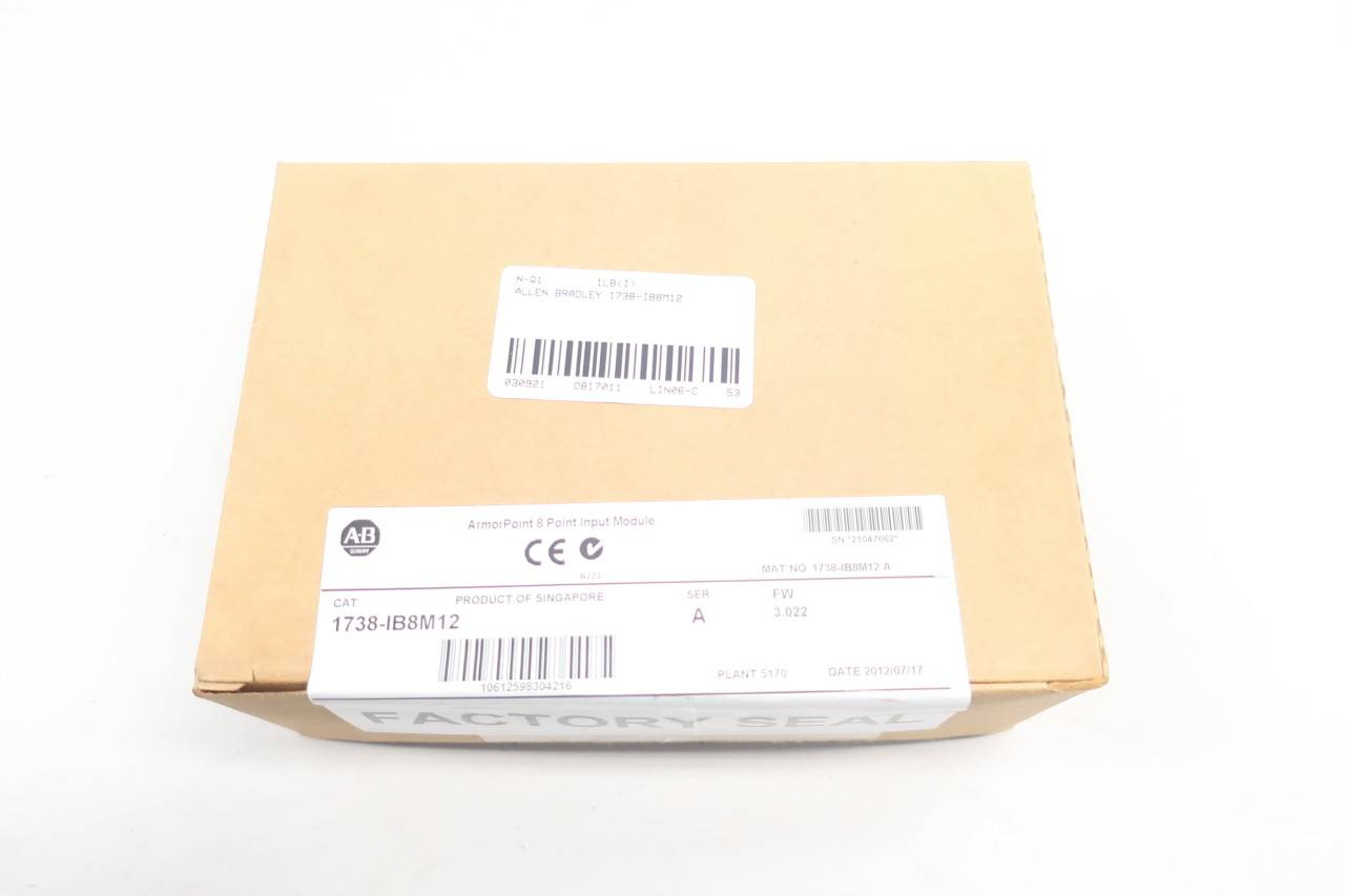 Allen Bradley 1738-IB8M12 Input Module Ser A