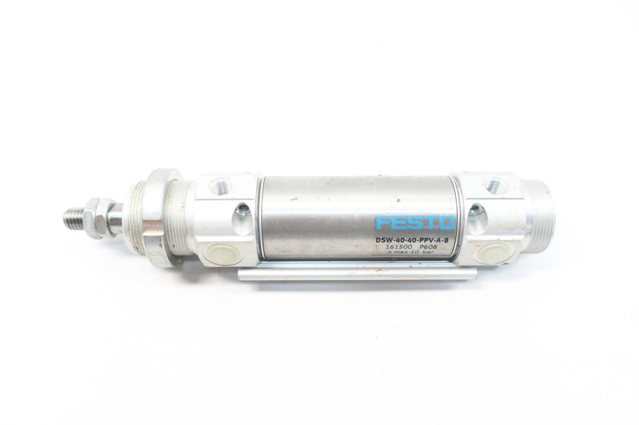 Festo DSW-40-40-PPV-A-B Double Acting Pneumatic Cylinder 40mm 40mm 10bar