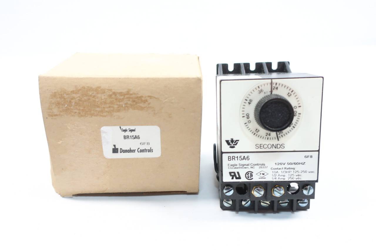 Eagle Signal BR15A6 Timer 0-60sec 120v-ac