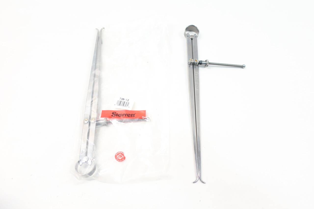 Box Of 2 Starrett 73B-12 Inside Spring Caliper 12in