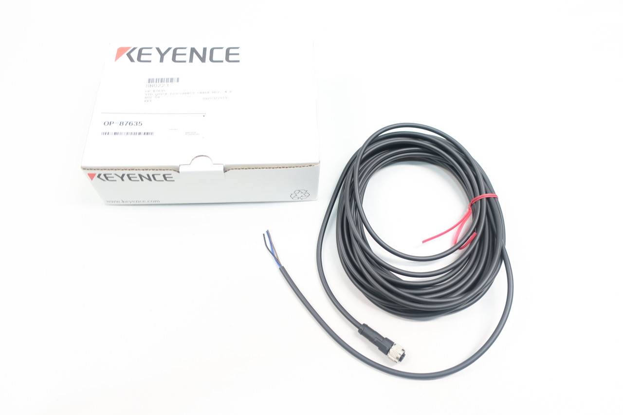 Keyence OP-87635 Connector Cordset Cable