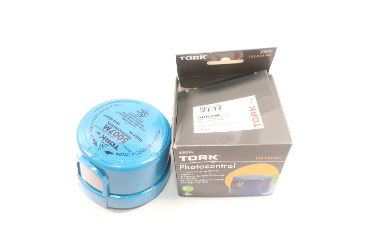 Tork 5007M Turn-lock Mounting Delayed Response Photocontrol 105-285v-ac
