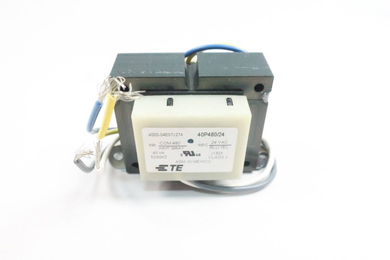 Tyco 4000-04E07J274 Voltage Transformer 40va 480v-ac 24v-ac