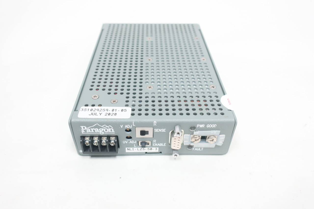Paragon NLI-LZS-50-3 Adjustable Output Power Supply