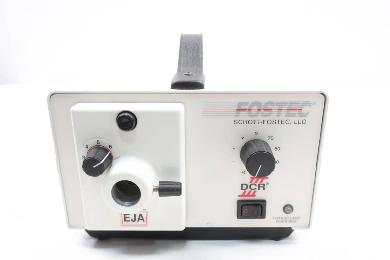 Fostec 20810.1 Dcr Iii Fiber Optic Illuminator Light Source 90-250v-ac