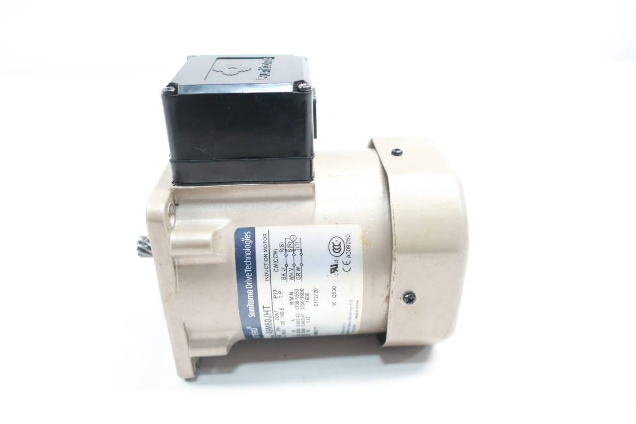 Sumitomo A9M60JHT Induction Motor 3ph 60w 1600rpm 220/230v-ac