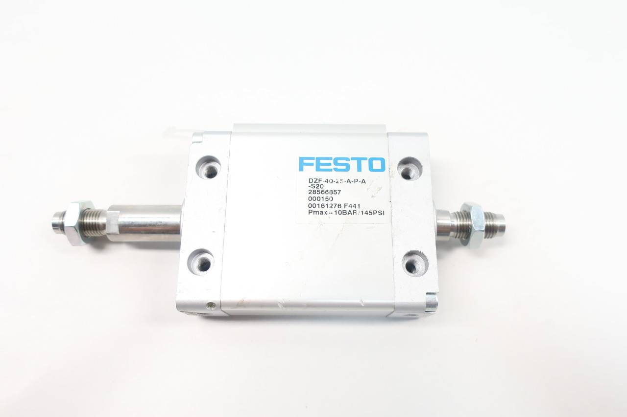 Festo DZF-40-25-A-P-A-S20 Double Acting Pneumatic Cylinder 40mm 25mm 145psi